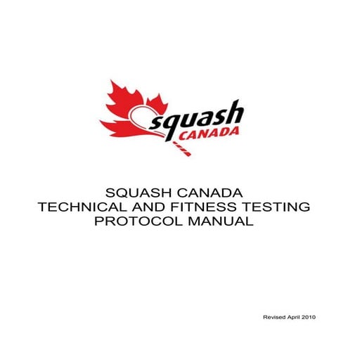 Squash testing-protocol-manual | PDF