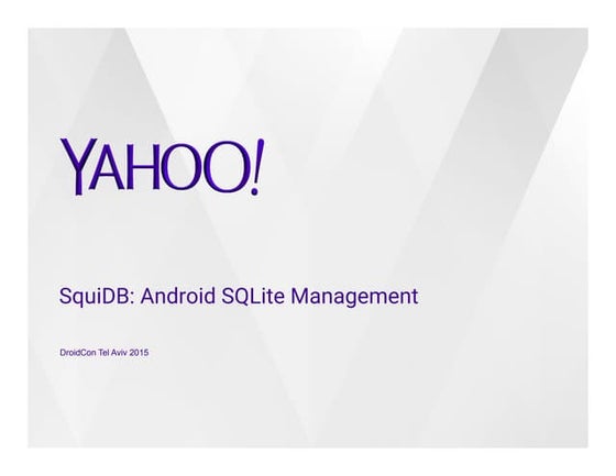 android sqlite | PPTX | Databases | Computer Software and Applications