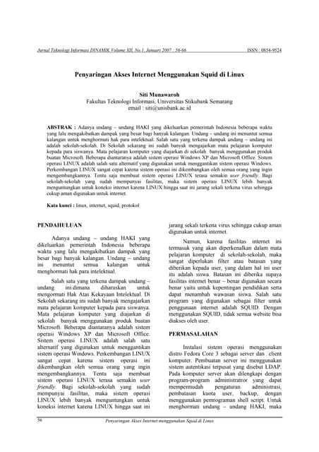 Server di dalam sebuah Jaringan Komputer | PDF