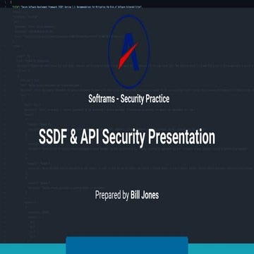INTERFACE by apidays 2023 - Secure Software Development Framework (SSDF) & API Security, Bill ...