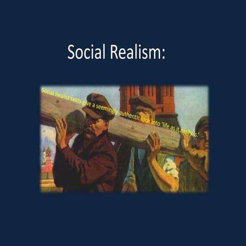 Social realism 3 | PPTX