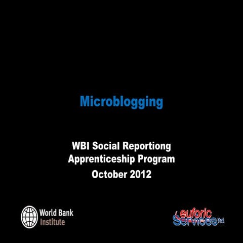 SR4Proc Microblogging | PPT