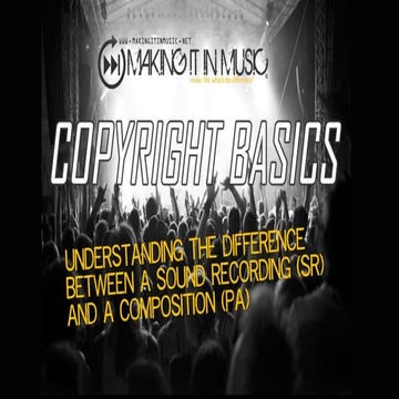 Copyright Basics: Understanding the Difference Between a Sound ...