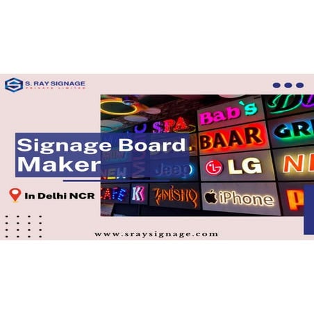 Signage Board Manufacturer In Gurgaon | PDF
