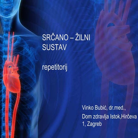 Srce i krvne žile - repetitorij | PPTX