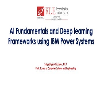 Deep Learning Fundamentals and Case studies using IBM POWER Systems | PDF