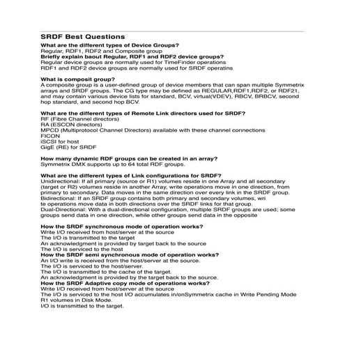 SRDF Best Questions.pdf