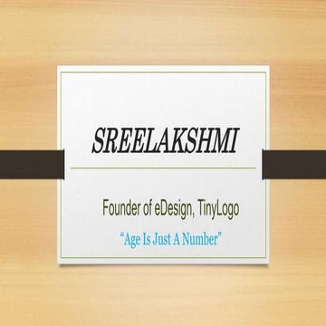 sreelakshmi suresh | PPTX