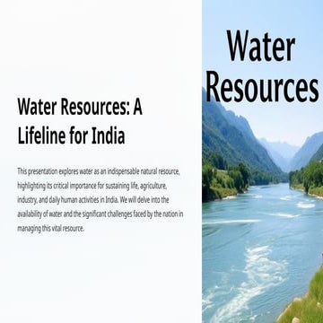 Sreshth Water-Resources-A-Lifeline-for-India.pptx