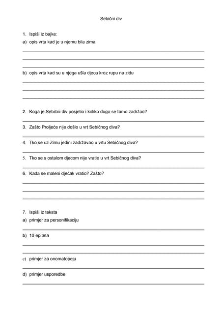 Rečenično ustrojstvo vježba | PDF