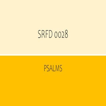 SRFD 0028 - Wisdom Literature and Psalms - Exegesis - Nov 2021 (1).pptx