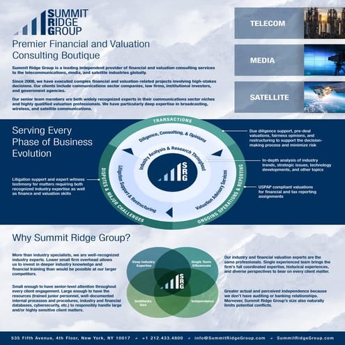 Summit Ridge Group, LLC - One page overview | PDF