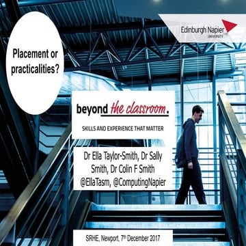 Placement or practicalities? Barriers and disincentives to work ...