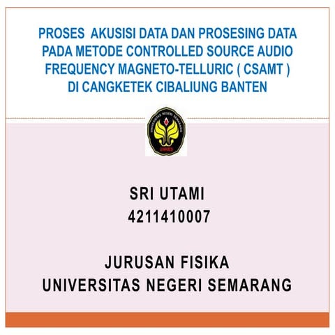 Sri utami_csamt | PPTX
