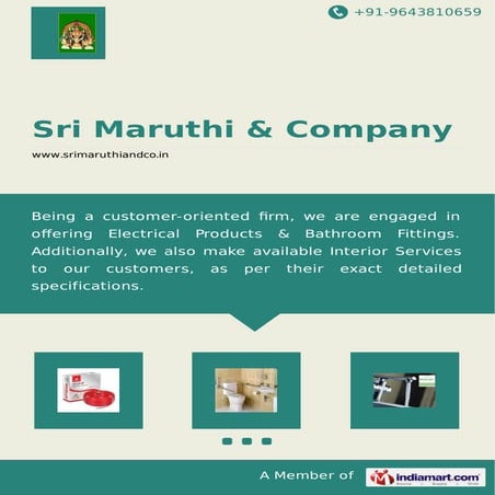 Sri maruthi-company | PDF | Retail Industry | Industries