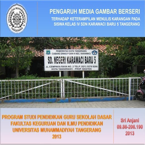 Sri anjani (pgsd) proposal (umt) | PDF