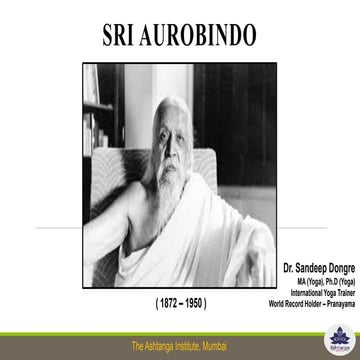 Sri Aurobindo | PDF