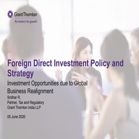 Foreign Direct Investment Policy & Strategies | PPT