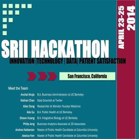 SRII 2014 Healthcare Data Analytics Hackathon | PDF
