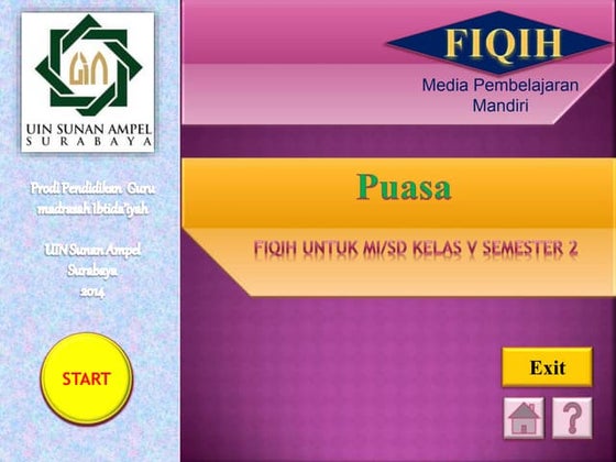 PPT Tentang puasa di bulan Ramadhan dan ketentuannya | PPT