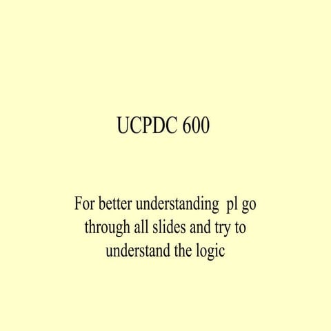 Sri kanchi ucpdc 600 | PPT
