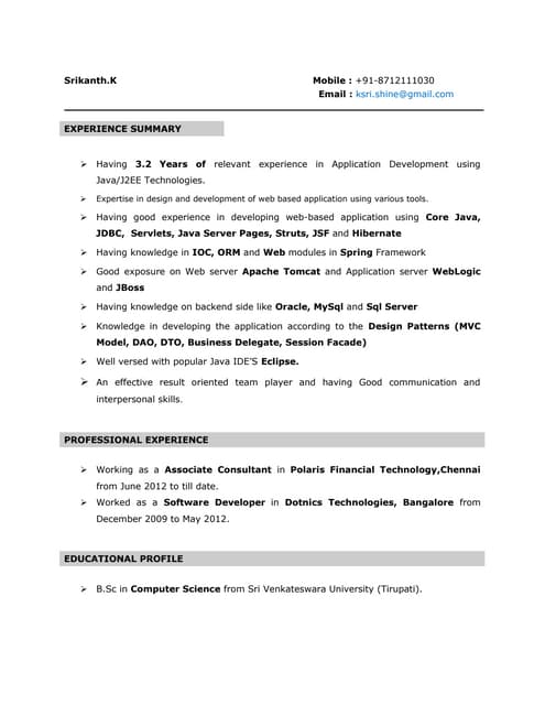 NileshTripathi_Resume | PDF | Computer Software and Applications | Computing