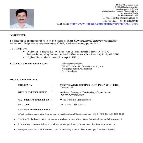 Srikanth cv | PDF