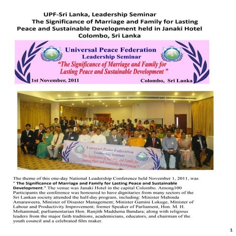Srilanka program | PPT