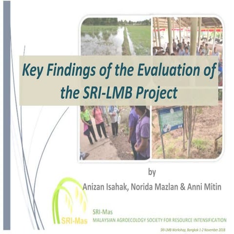 Key Findings of the Evaluation of the SRI-LMB Project | PPTX