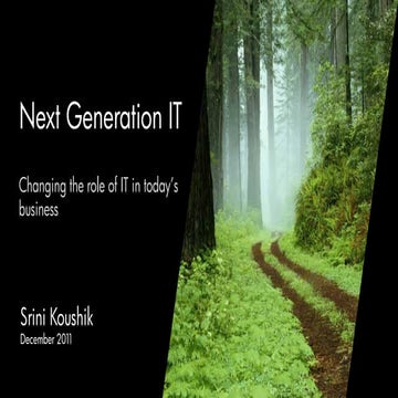 Next Generation IT | PPT