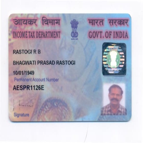 Sri r.b.rastogi pan card | PPT