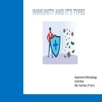 Types of immunity | PPTX