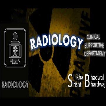Planning and organization of Radiology Department | PPTX