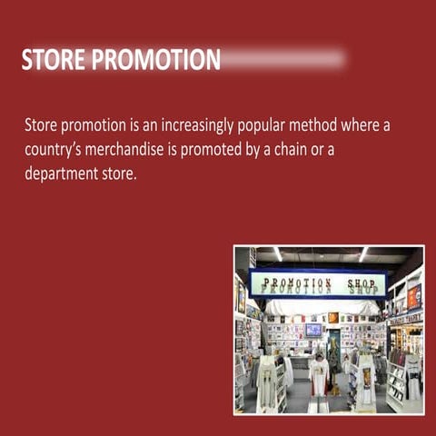 Store Promotion | PPT