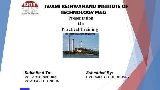 Durgapur Steel Thermal Power Station (DSTPS), DVC, Andal | PPTX