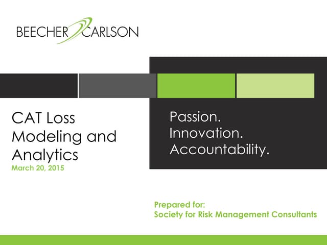 Understanding Catastrophe Modeling | PPTX