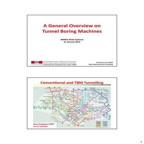 Tunnel Boring Machines (TBM) | PDF