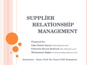 How to Improve Supplier Relationship Management? | PPT