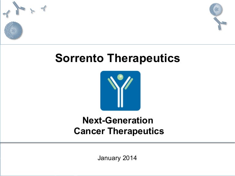 Srne sorrento therapeutics-redchip conference presentation (20140123)…