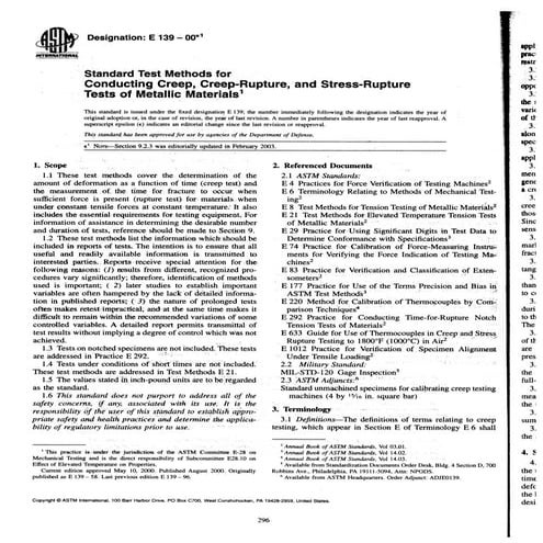 ASTM E139 | PDF