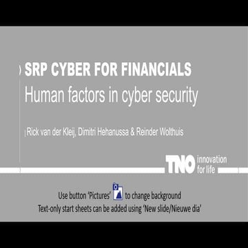 Human Factors In Cybersecurity Needs Assessment Pptx