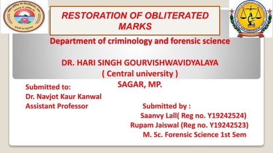 Chemical Tests For Gsr Ppt
