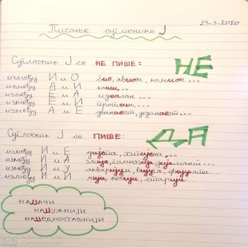 Srpski pisanje suglasnika j | PDF