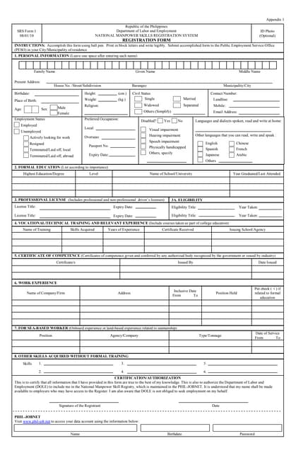 NSRP-Form-2-Employer-Reg-Form.pdf | Resume Writing and Advice | Job Search