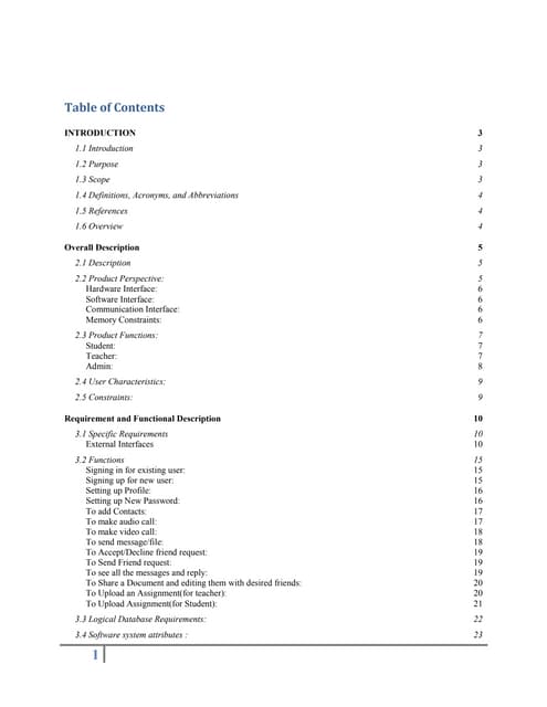 Major project synopsis format | PDF