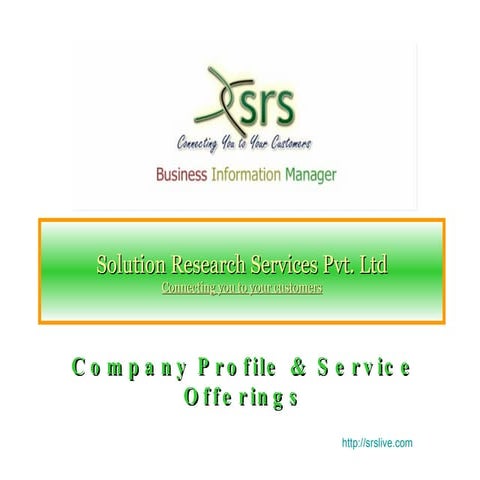 Srs Pvt Ltd | PPT