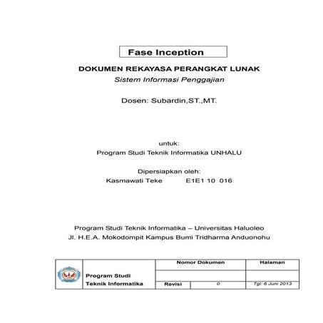 Srs sistem informasi penggajian | PDF