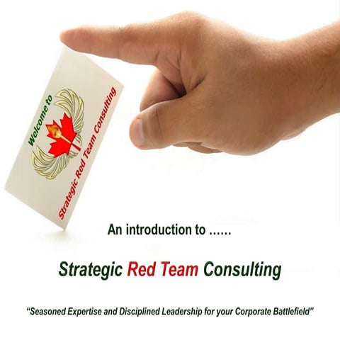 Strategic Red Team Consulting - Company Intro - Jan 2014 | PDF