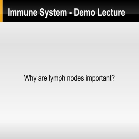 Lymph Node - 10min Demo Lecture | PPT