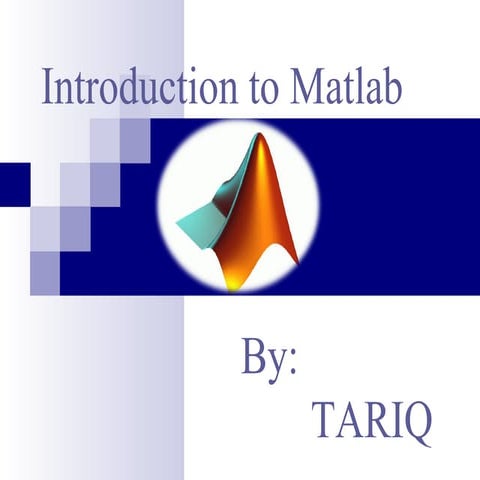 Introduction to MATLAB